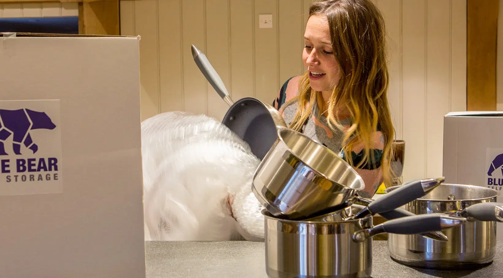 Blue Bear Self Storage Drive-Up units | Saves you money and time.