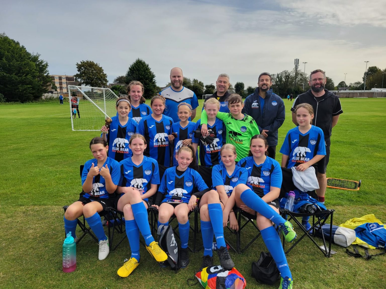 Blue Bear Self Storage backs women's football in St Ives